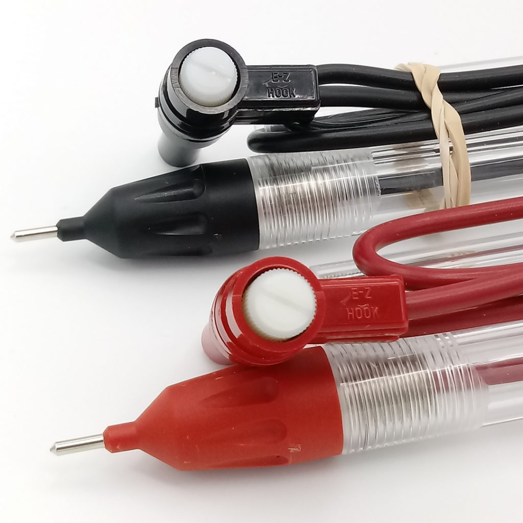 Long Handle Probe to Banana Plug Test Lead - 63340 - E-Z-Hook