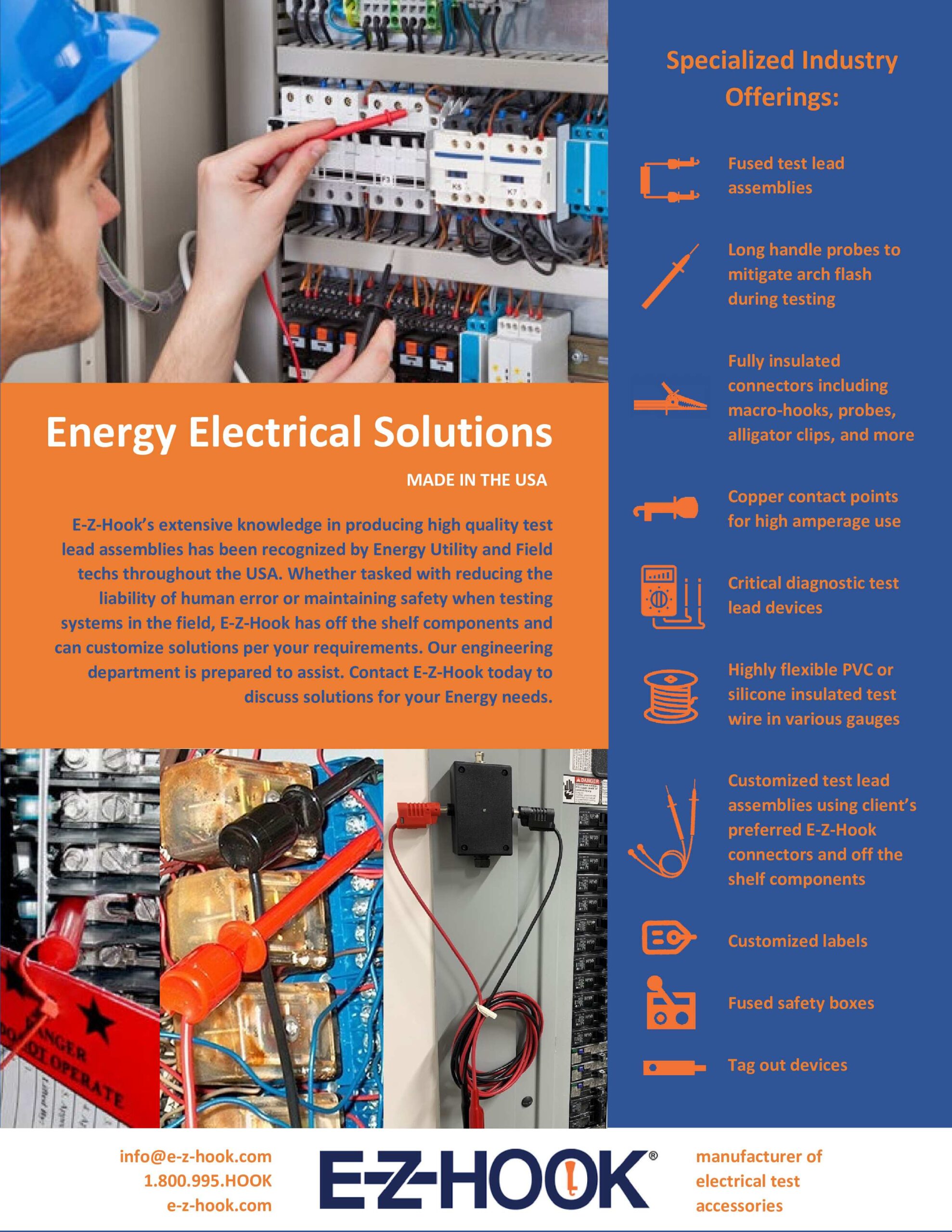 Energy Electrical Solutions Flyer - E-Z-Hook